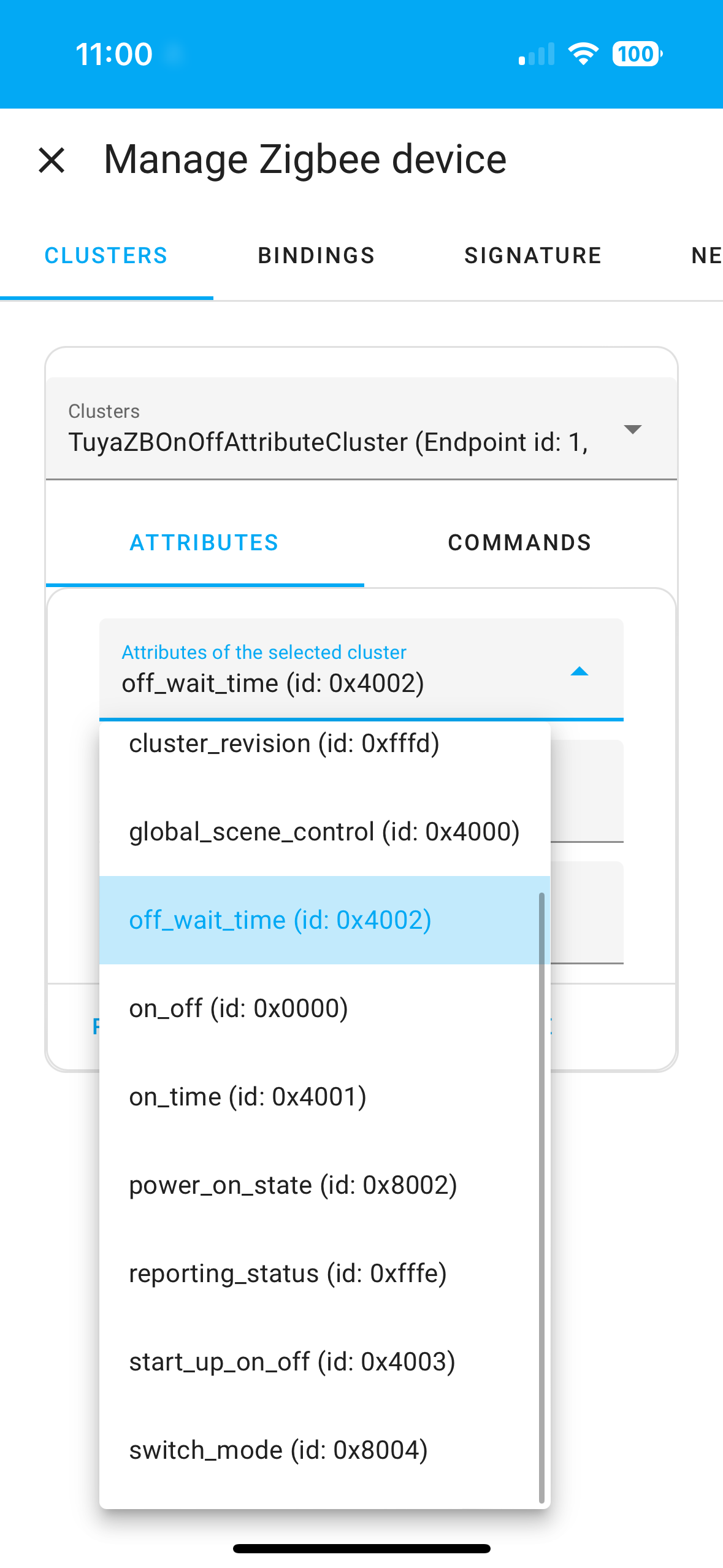 Getting a Tuya TS0001 relay to be in "inching" or auto-off mode ...