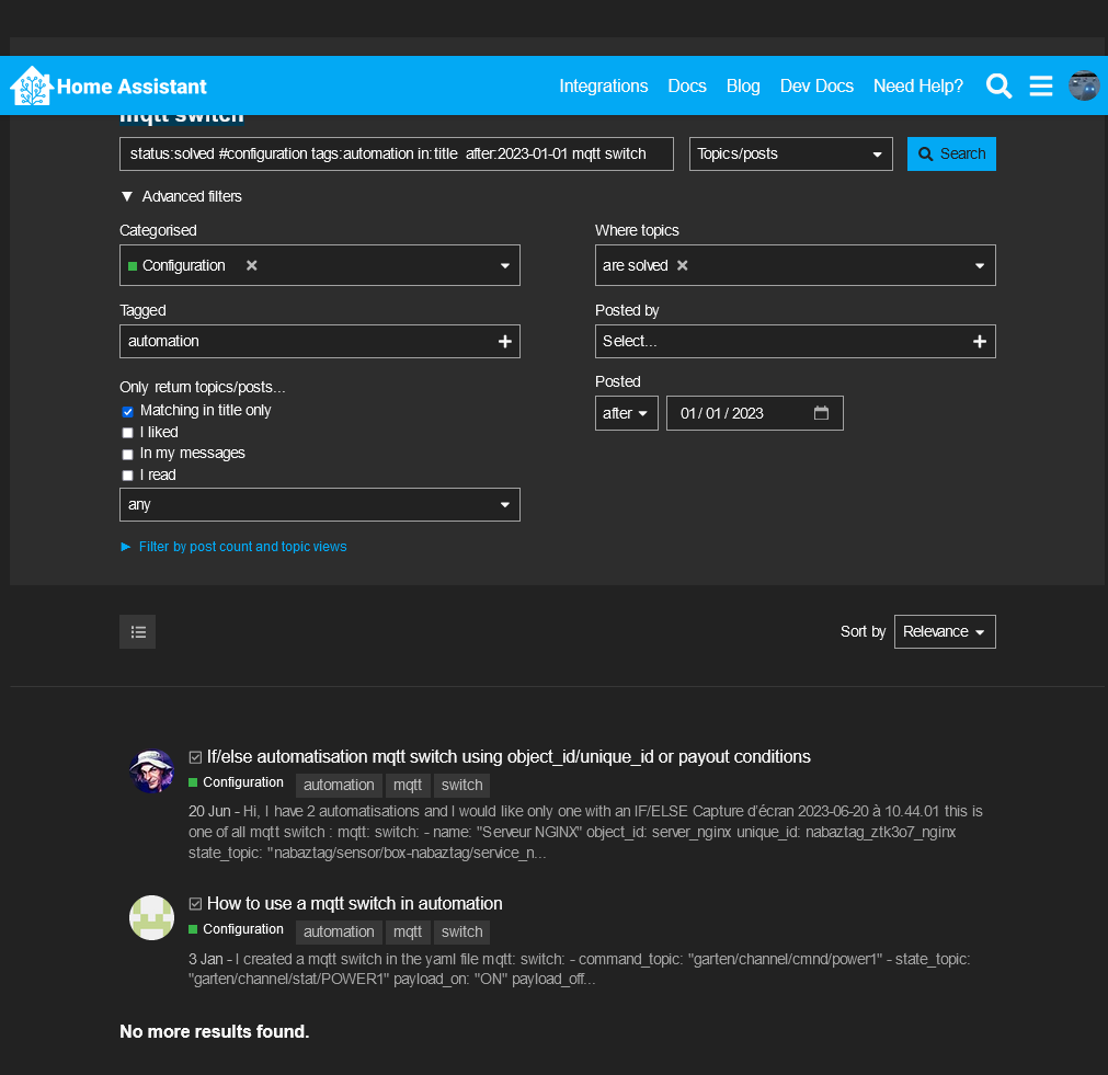 Can each integration have its own sub forum? - Feature Requests - Home ...