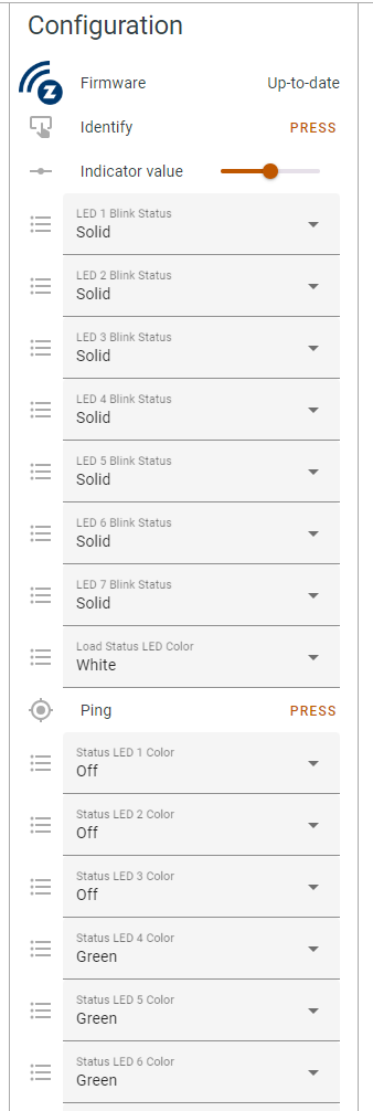 Setting HomeSeer WX300 Status Mode & LED status colors Automatically with Home Assistant - Z ...
