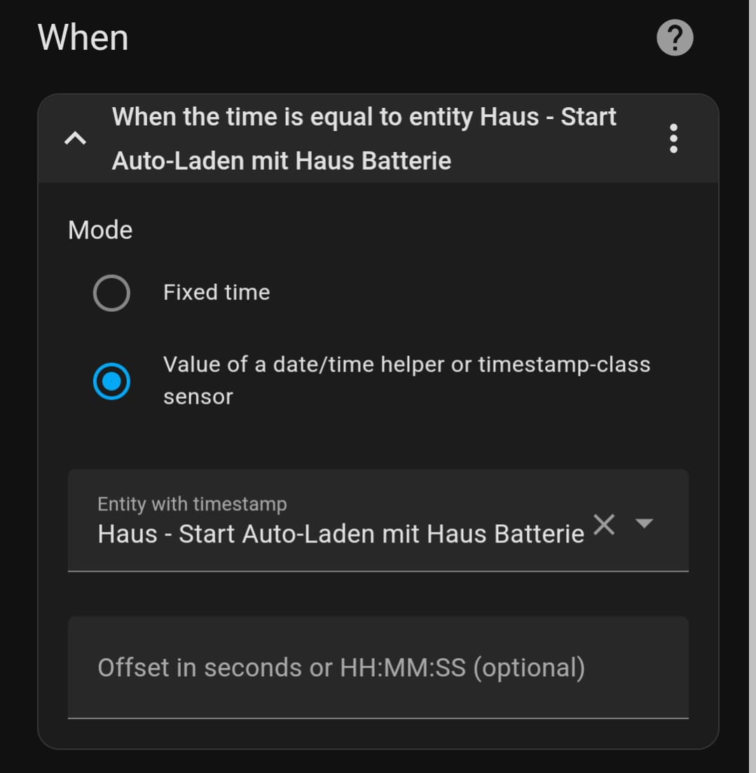 Automation With Datetime Trigger Based On Self Defined Time Helper Not Working Configuration