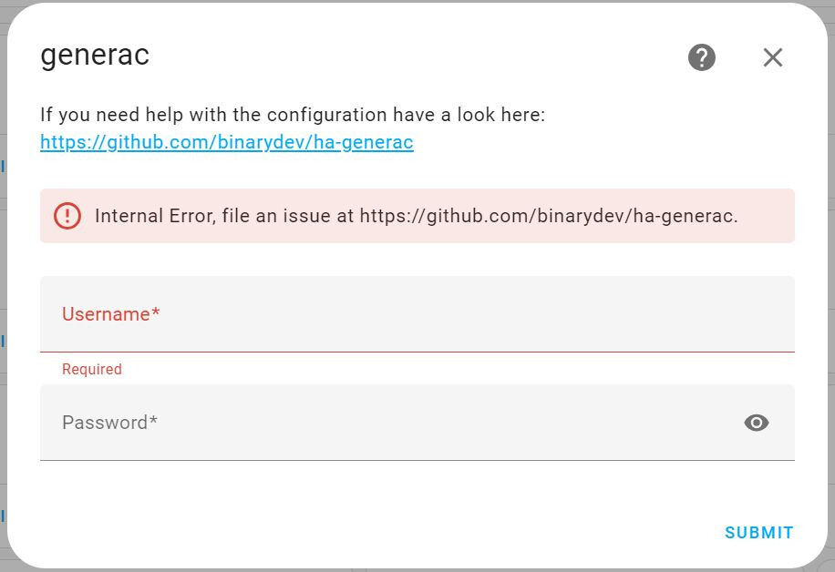 Generac API integration - Third party integrations - Home Assistant Community