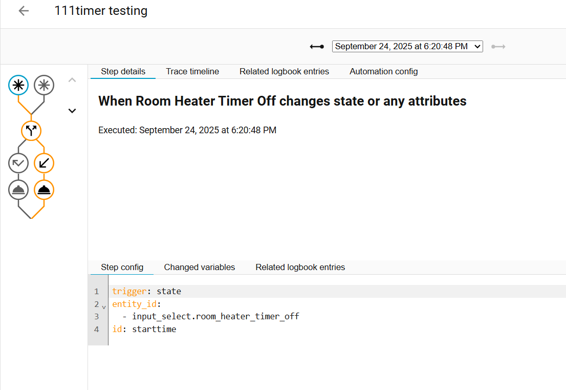 Drop down menus to use a timer to perform an action - Configuration ...