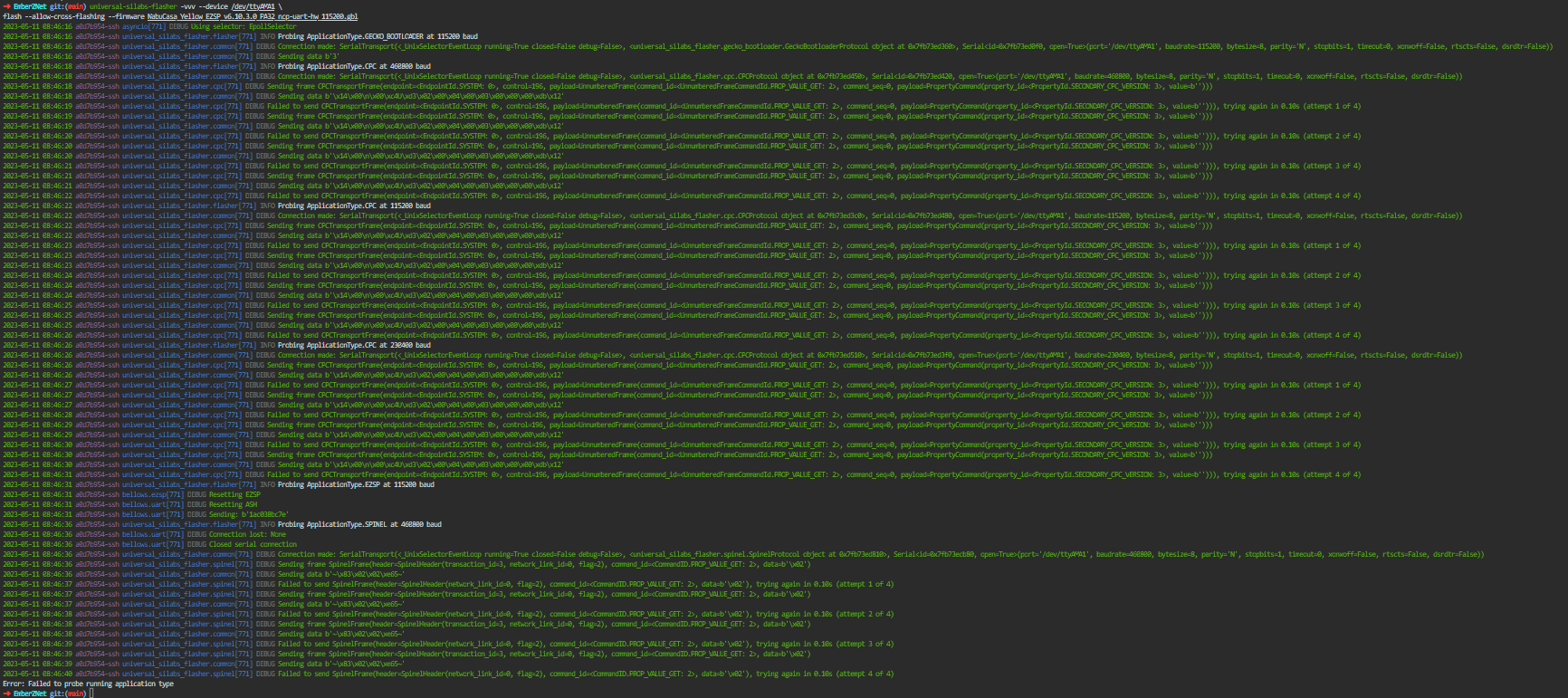 Ha Yellow Zigbee Module Not Working After Enabling Multiprotocol In Hardware Settings Zigbee