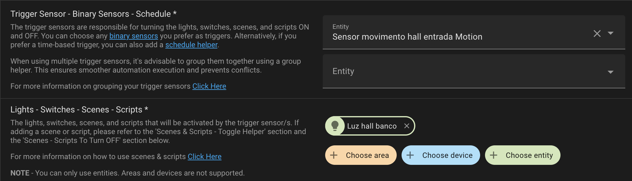 💡 Sensor Light - Motion Sensor - Door Sensor - Sun Elevation - LUX ...